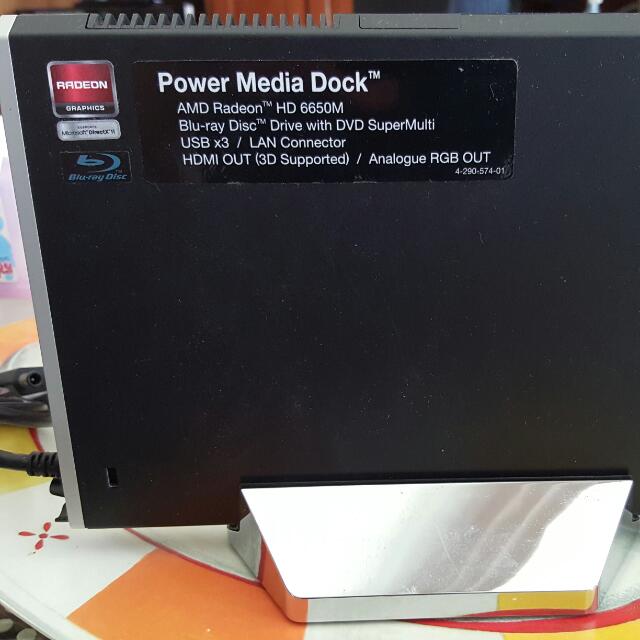 Sony Power Media Dock (VGP-PRZ20A), Computers & Tech, Parts & Accessories, Cables & Adaptors on ...