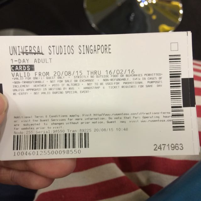 USS ticket+Express Pass, Tickets & Vouchers, Event Tickets on Carousell