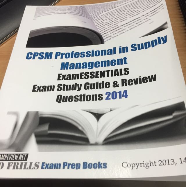 Certified Professional Supply Management Cpsm Supply Chain Management, Hobbies & Toys, Books ...