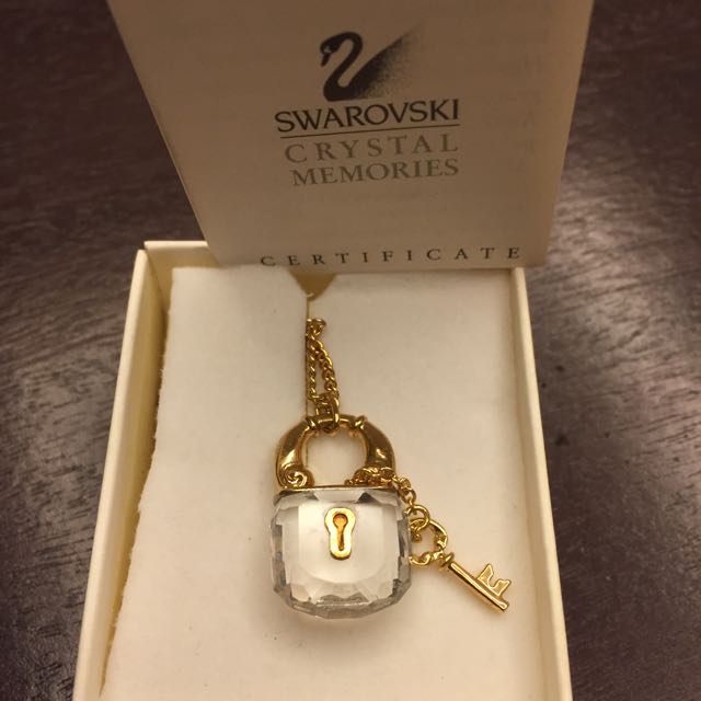 Swarovski Crystal Memories - Lock & Key, Women's Fashion, Jewelry ...
