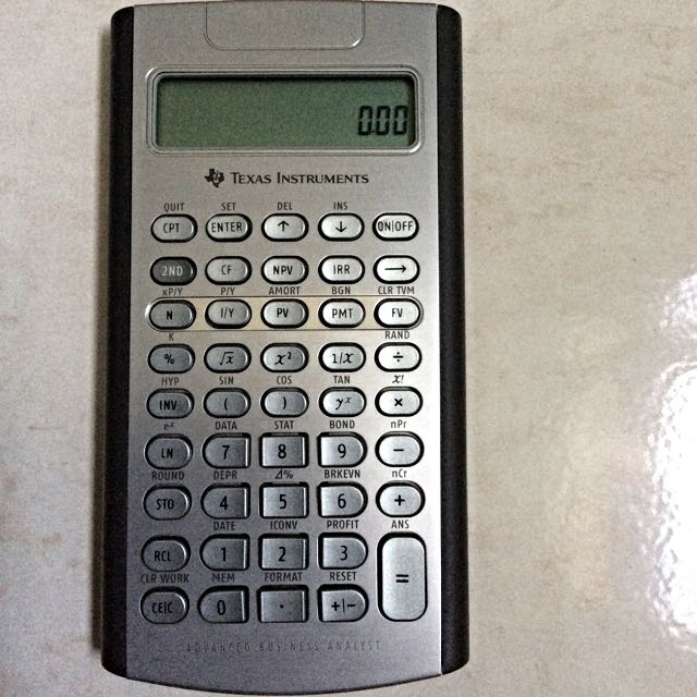 Texas Instrument BA II Plus Professional Calculator (BA 2 Plus ...