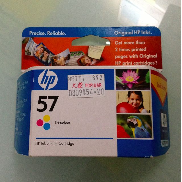HP Inkjet Print Catridge no. 57 Tri color, Computers & Tech, Parts ...