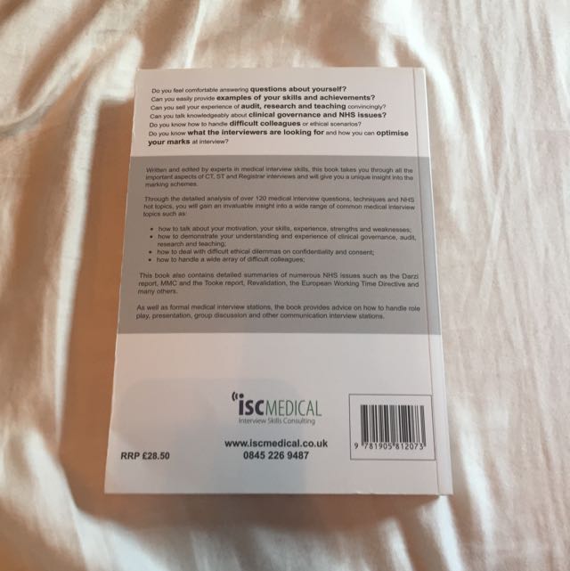 ISC Medical Interviews. A Comprehensive Guide To CT, ST & Registrar ...