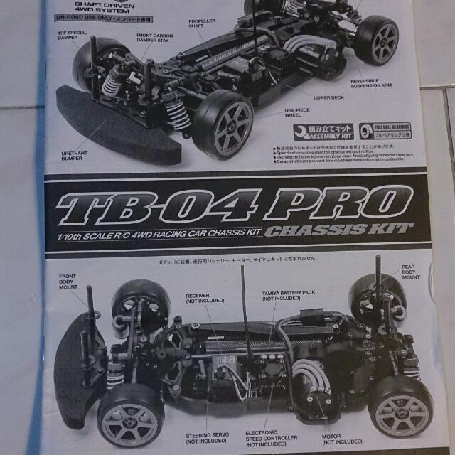 Tamiya Tb04 Pro Set, Hobbies & Toys, Toys & Games on Carousell