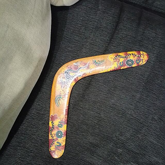 Authentic Hand Made Australian Boomerang, Sports Equipment, Sports ...