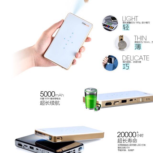 Brand New COOLUX Q6 LED Mini Projector, Electronics on Carousell