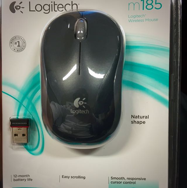 Logitech M185 Wireless Mouse, Computers & Tech, Parts & Accessories ...