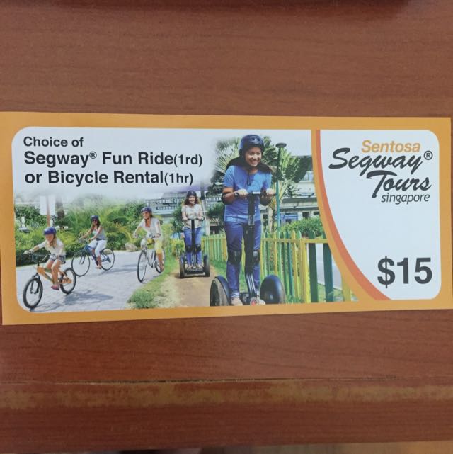 Sentosa Segway Fun Ride, Tickets & Vouchers, Local Attractions ...