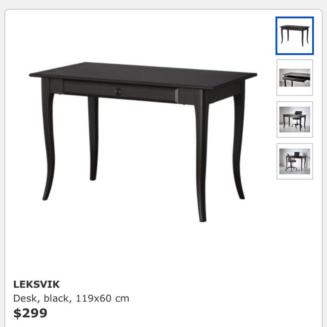 IKEA Leksvik Desk, Furniture & Home Living, Furniture, Tables & Sets on ...