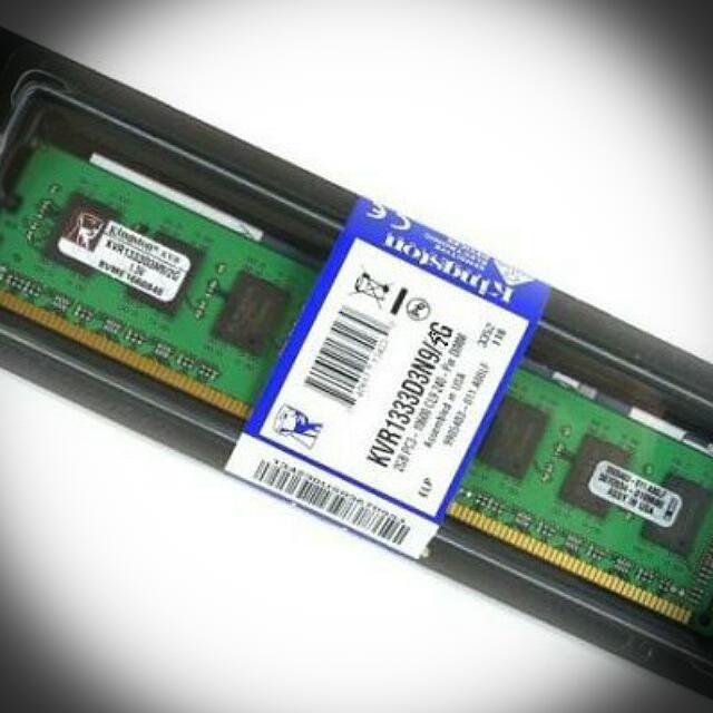 Kingston 4GB Ram. Desktop Memory Model KVR1333D3N9/4G, Computers & Tech ...