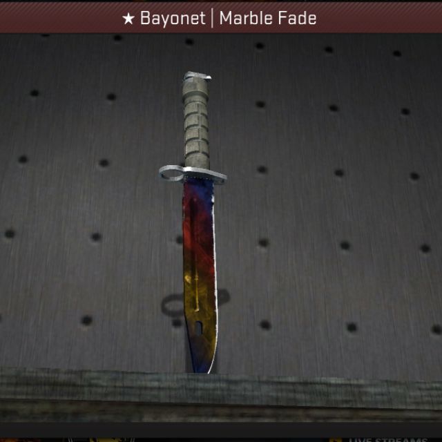 Bayonet Marble Fade (MW), Hobbies & Toys, Toys & Games on Carousell