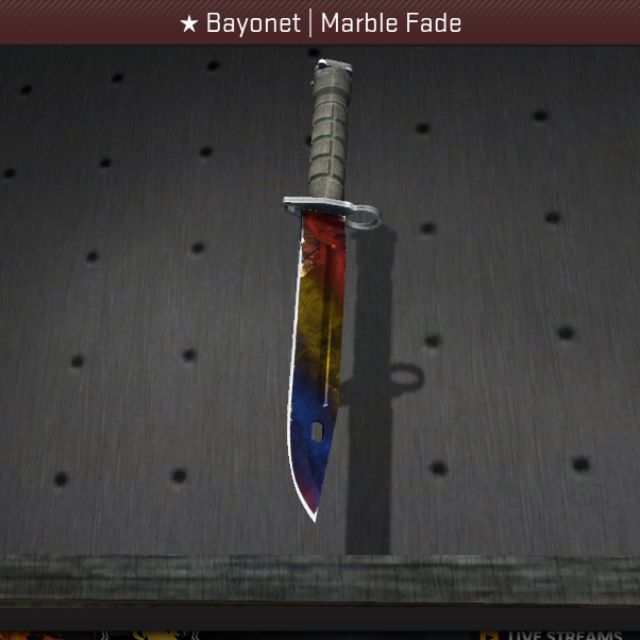 Bayonet Marble Fade (MW), Hobbies & Toys, Toys & Games on Carousell