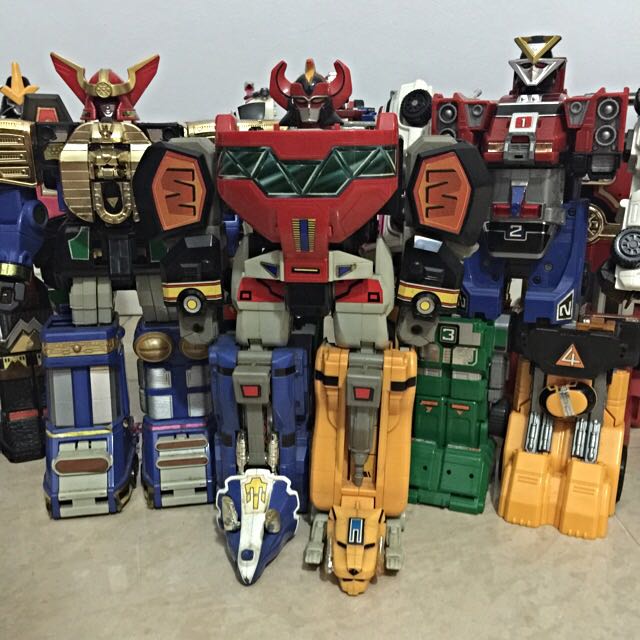 POWER RANGER MEGAZORDS S1-8, Hobbies & Toys, Toys & Games on Carousell