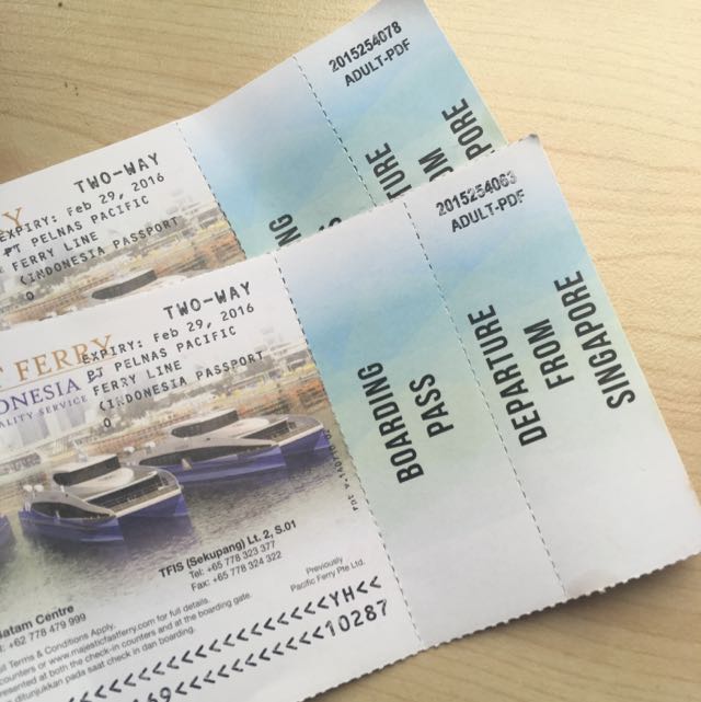 Singapore - Batam Ferry Tickets, Tickets & Vouchers, Local Attractions ...