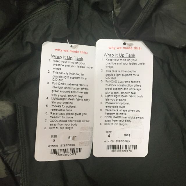 Lululemon Wrap It Up Tank, Women's Fashion, Activewear on Carousell