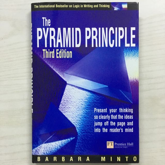 The Pyramid Principle, Hobbies & Toys, Books & Magazines, Religion ...