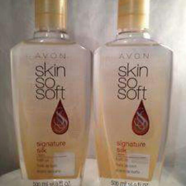 Avon Skin So Soft 16.9 fl. oz. Bath Oil : Signature Silk $10 Each ...