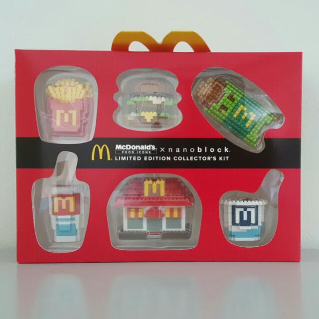 [Reserved] [BNIB] McDonald x nanoblock Limited Edition Collector's Kit, Hobbies & Toys, Toys ...