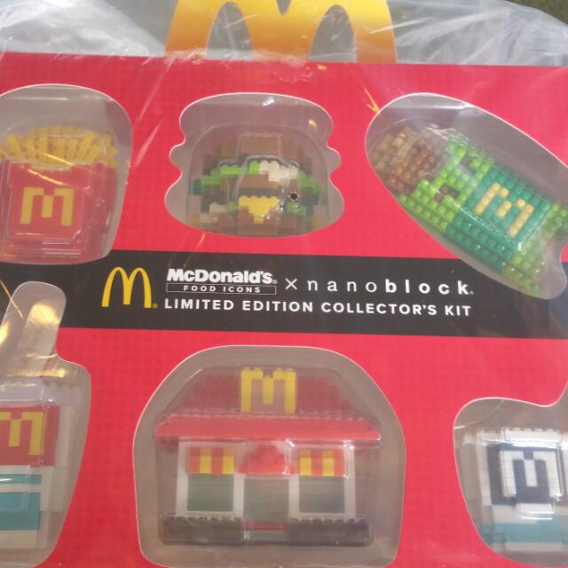 Limited Edition McDonald's Nanoblock, Hobbies & Toys, Toys & Games on Carousell