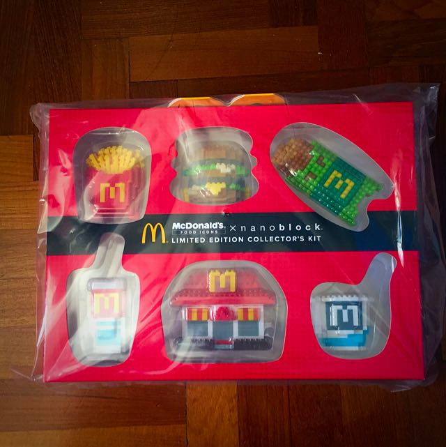 LIMITED EDITION! McDonalds Nanoblocks Collector's Kit, Hobbies & Toys, Toys & Games on Carousell
