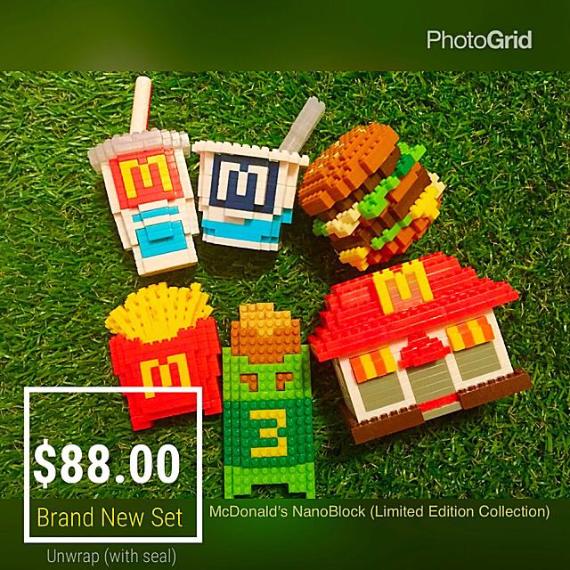 McDonald's NanoBlock Limited Edition, Hobbies & Toys, Toys & Games on Carousell