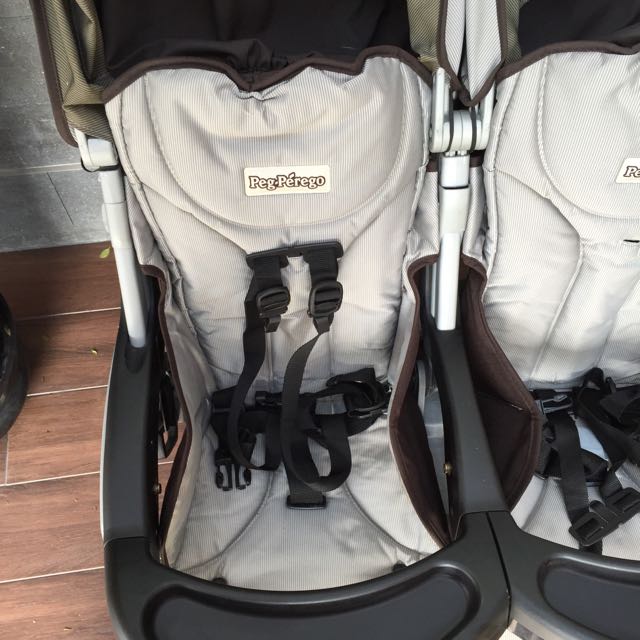Peg Perego Aria Twin Stroller, Babies & Kids, Going Out, Strollers on ...