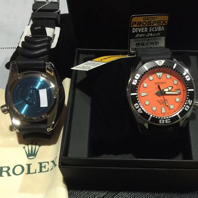 SEIKO SBDC005 "orange sumo", Luxury, Watches on Carousell