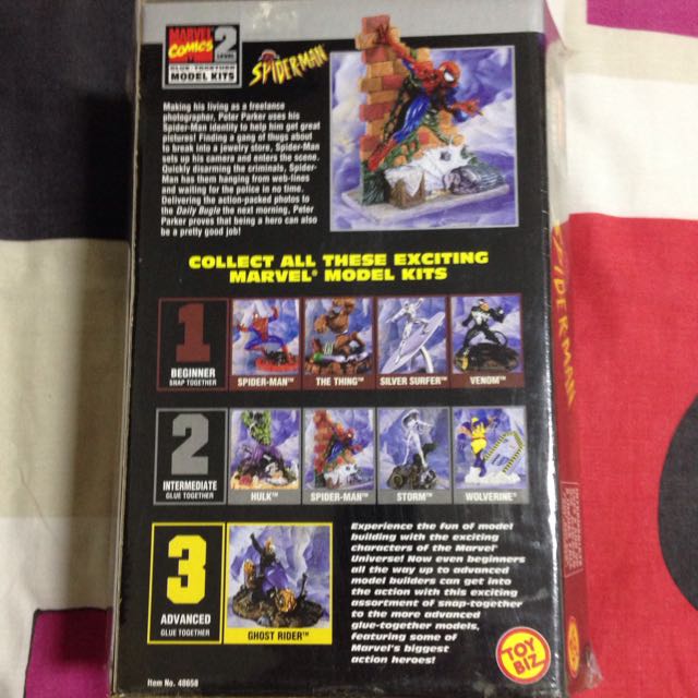 Spider-Man, Marvel Comics. Glue Together Model Kits (Level 2), Hobbies ...