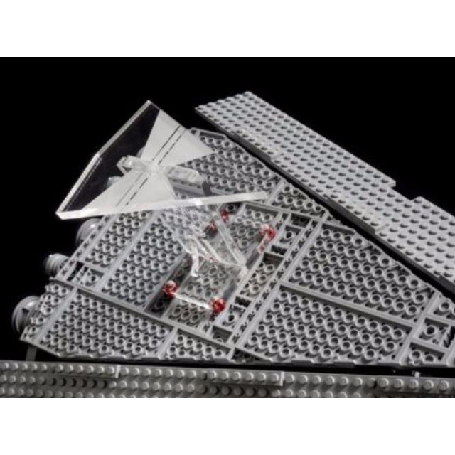 Laser Engraved Acrylic Stand for LEGO Star Wars 75055 Imperial Star ...