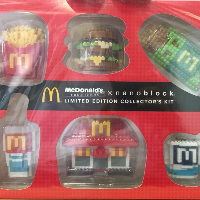 McDonald's Food Icons x Nanoblocks Limited Edition Collector's Kit, Hobbies & Toys, Toys & Games ...