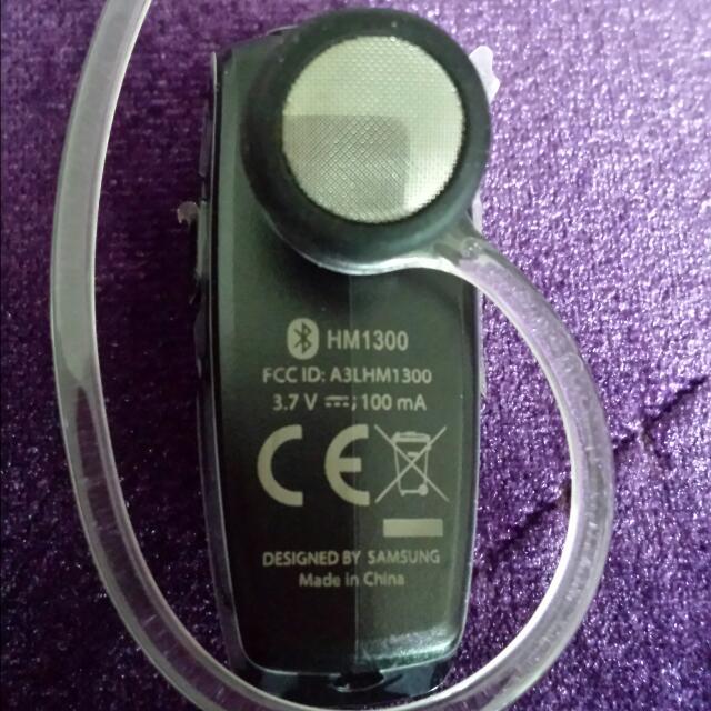 Samsung HM 1300 bluethooth, Computers & Tech, Parts & Accessories ...
