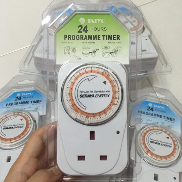 Seraya Energy Taiyo 24 Hours Programme Timer, TV & Home Appliances ...