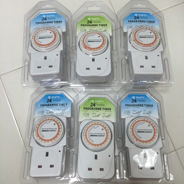 Seraya Energy Taiyo 24 Hours Programme Timer, TV & Home Appliances ...