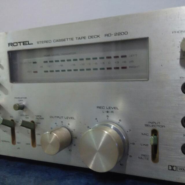 Rotel 2200 (Japan; Vintage), Vintage & Collectibles on Carousell