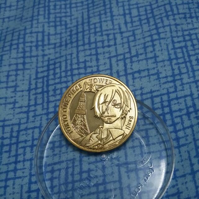 Tokyo Tower Sanji Gold Coin, Hobbies & Toys, Memorabilia & Collectibles ...