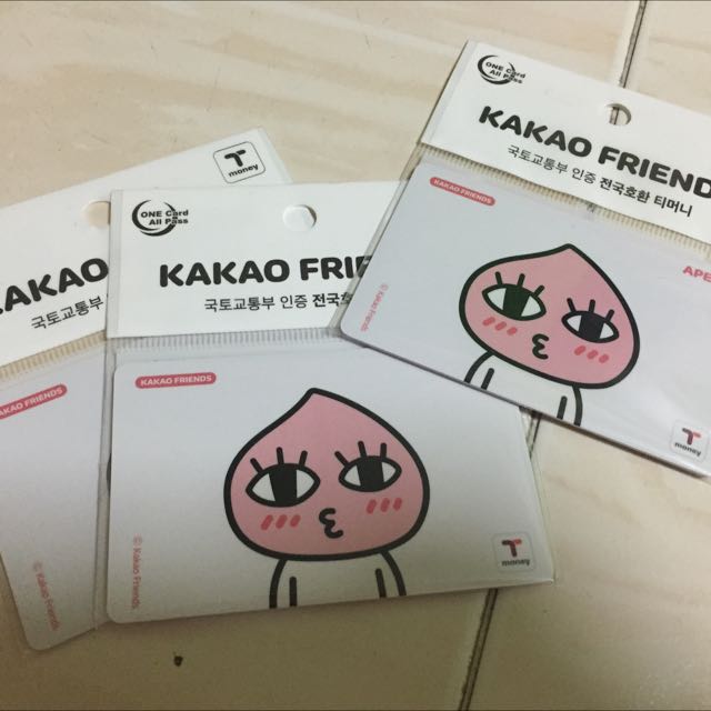 Apeach T Money (Korean Transportation Card), Hobbies & Toys ...