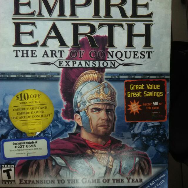 Empire Earth 1 & Empire Earth 1 Expansion Pack (Reserved), Hobbies & Toys, Toys & Games on Carousell