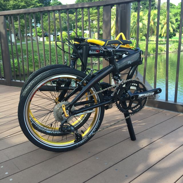 *PREORDER* 2016 Dahon MU EX Black/Gold (Fully Upgraded), Sports ...