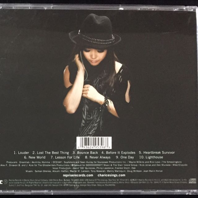 CHARICE - Infinity 2011 WARNER MUSIC ORIGINAL CD (2nd Studio Album ...