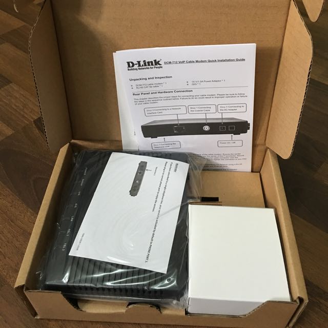 D-link Wireless Router And Modem From StarHub, Everything Else on Carousell
