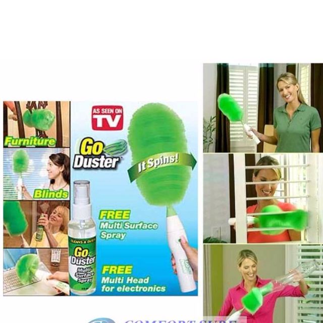 Go Duster Powered Operated Cleaning Brushes, Furniture & Home Living ...