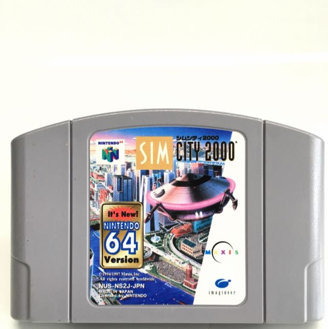 Nintendo N64 - SimCity 2000, Video Gaming, Video Games, Nintendo on Carousell