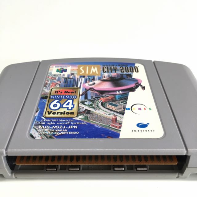 Nintendo N64 - SimCity 2000, Video Gaming, Video Games, Nintendo on ...