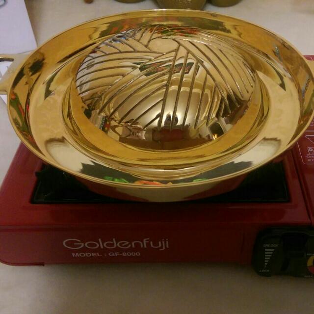 (pre-order) Brass Mookata Plate., TV & Home Appliances, Kitchen ...