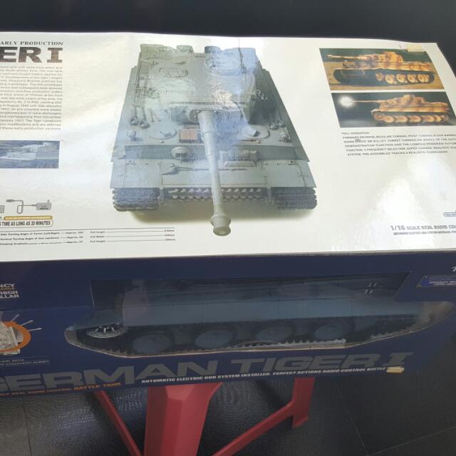 RC tiger tank 1/16 scale, Hobbies & Toys, Toys & Games on Carousell