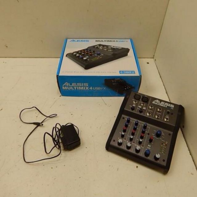WTS Alesis Multimix 4 USB FX 4-Channel Mixer with USB Audio Interface ...