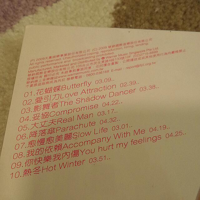 Jolin Tsai Cai Yi Ling Butterfly Cd Album, Everything Else on Carousell