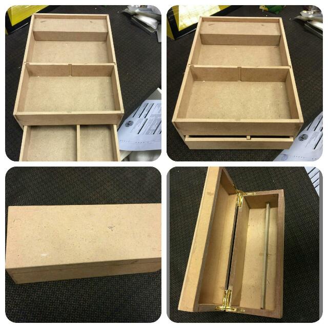 MDF Wood Containers, Furniture & Home Living, Home Improvement ...
