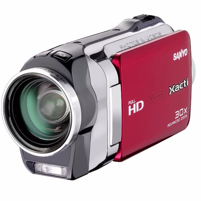 Sanyo Xacti VPC-SH1 Full HD Camcorder With Wide-Angle Lens (photo/video ...