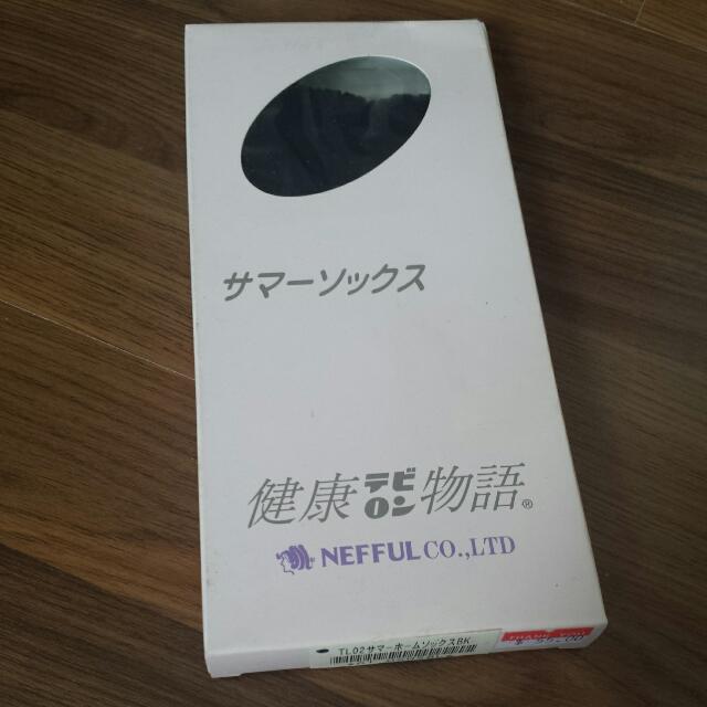 BNIB Brand New Nefful Black Summer Socks TL02 (Made In Japan), Women's ...